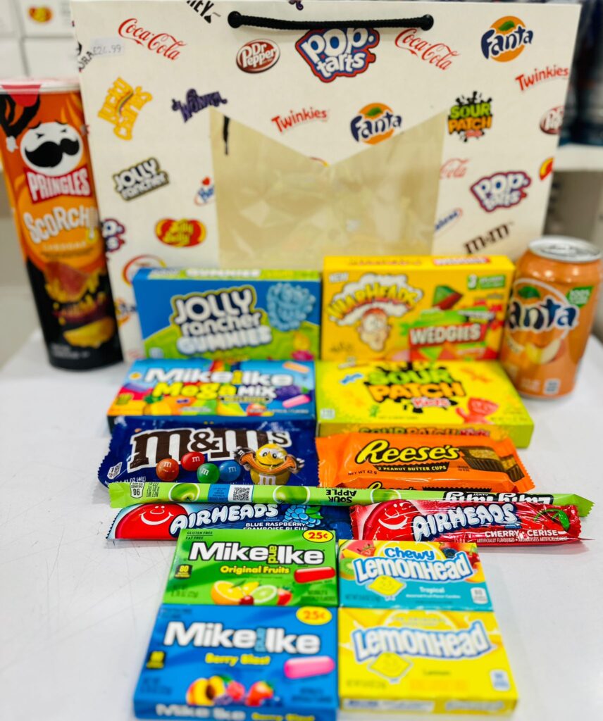 American Mix Candy, Soda & Crisps Bag – American Candy